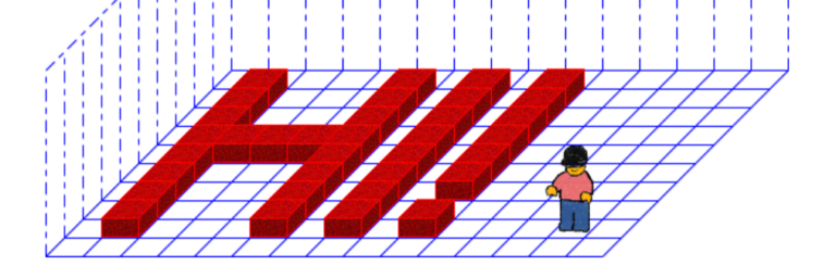 Robot Karol - Frau Eckstein